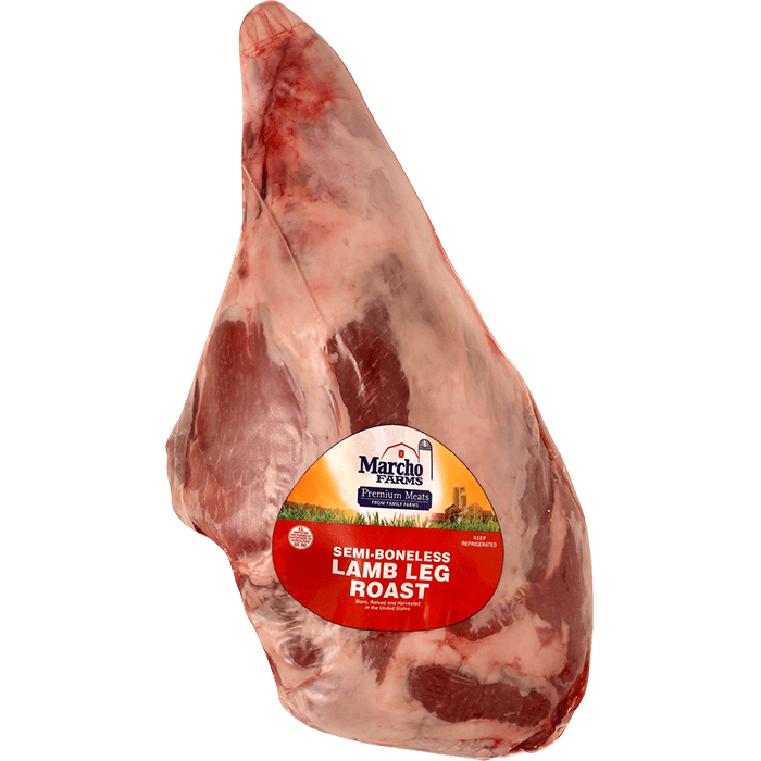 Semi Boneless Lamb Leg Roast Marcho Farms
